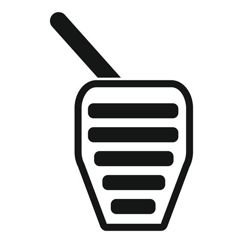 Clutch Pedal Icon Simple Vector Car Disk 21412177 Vector Art At Vecteezy