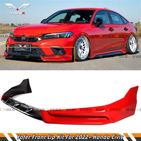 For Honda Civic Body Kit Spoiler 2022 2023 Civic BSC DK Rear Lip Rear