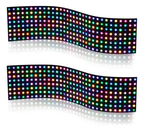 Icever Paquete De 2 Paneles De Matriz Led Ws2812b De 8 X 32 Envío gratis