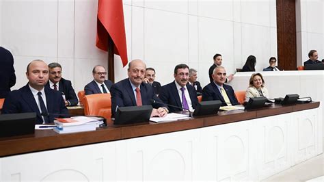Çalışma ve Sosyal Güvenlik Bakanlığı 2023 yılı bütçeleri genel kurulda