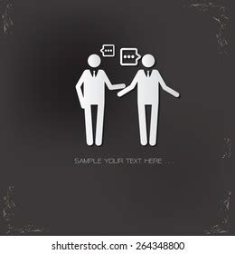Body Language Concept Icon Nonverbal Communication เวกเตอรสตอก ปลอด