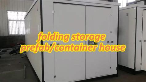 Q235 Steel 9ft 16ft 19ft Foldable Storage Unit Movable Portable Moving