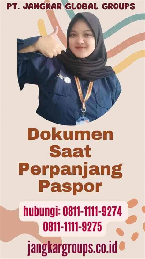 Dokumen Saat Perpanjang Paspor Jangkar Global Groups
