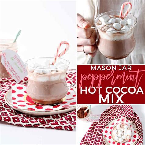 Mason Jar Peppermint Hot Cocoa Mix The Speckled Palate