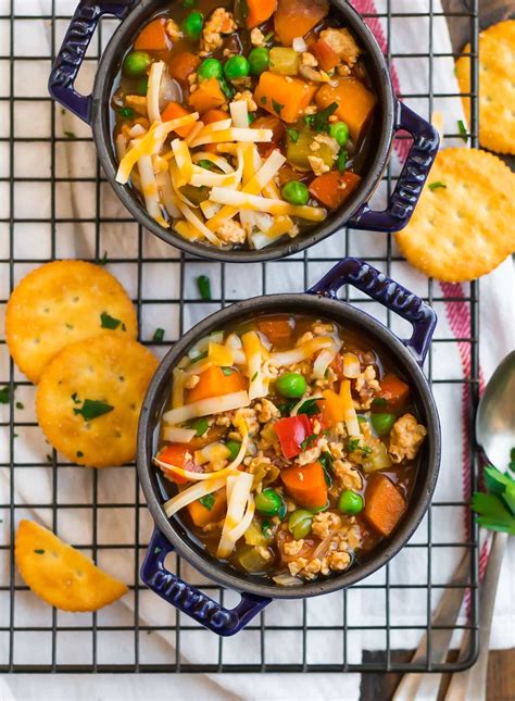 Crock Pot Hamburger Soup Easy And Healthy Recipe
