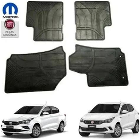 Jogo De Tapete Borracha Fiat Cronos Argo Original