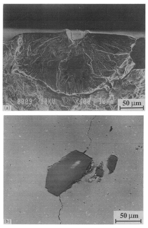 A Fracture Surface Of A Fatigue Crack Which Initiated From A