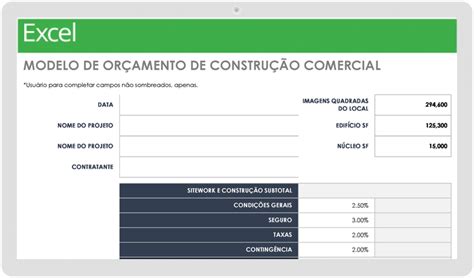 Modelos Gratuitos De Or Amento Para Constru O Smartsheet