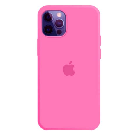 Carcasa iPhone 12 Pro Max Silicona Fucsia Lancomp cl Tecnología