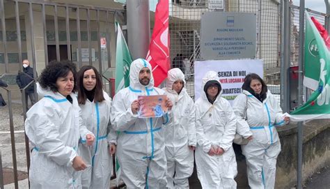 Sanit A Potenza La Protesta Degli Eroi Dimenticati