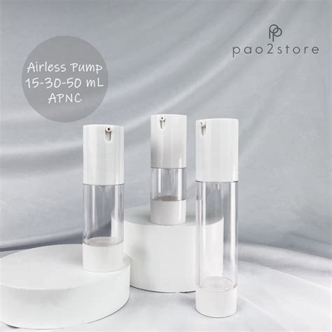 Jual Botol Airless Pump Serum Lotion Skincare Travel Size Treatment