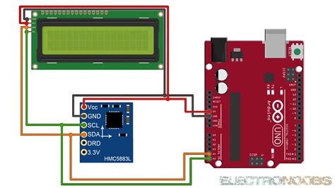 Arduino HMC5883L Magnetometer Examples Tutorial