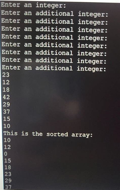 Solved Void Bubblesort Int Array Int Count Int For Chegg
