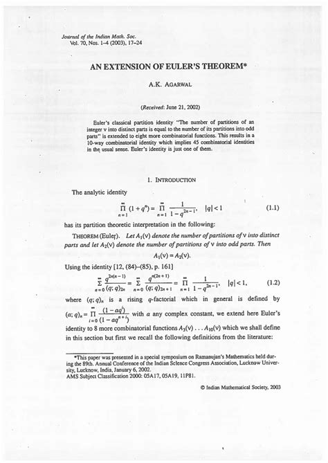 pdf an extension of euler s theorem