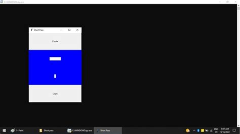 python program to basic new short pass design using the python tkinter kashipara