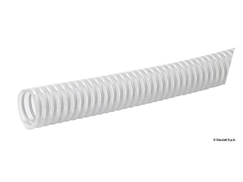 Tuyau spirale renforcé en PVC blanc 30 mm