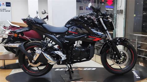 Suzuki Gixxer Naked Bs New Black Colour Review Youtube Hot