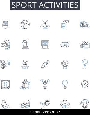 Command Hierarchy Line Icons Collection Authority Chain Control