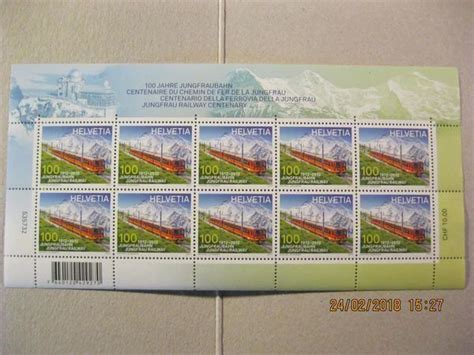 2012 100 Jahre Jungfraubahnen Postfrisch Kaufen Auf Ricardo