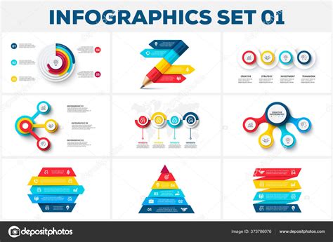 Big Set Of Infographic Elements Can Be Used For Steps Business