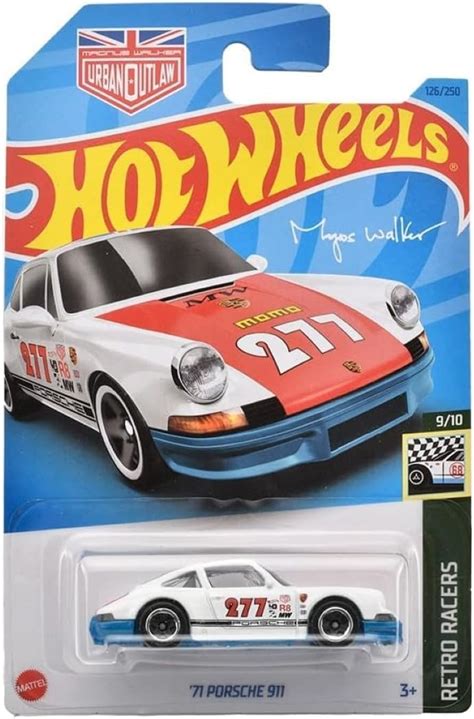 Amazon Hot Wheels Porsche White Retro Racers Toys