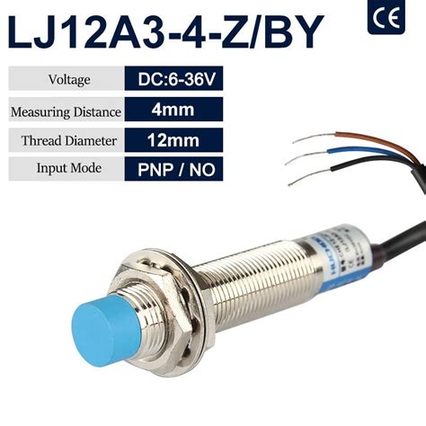LJ12A3 4 Z BX M12 3 Wire NPN NO DC 6 36V 300mA 8mm Tubular Inductive