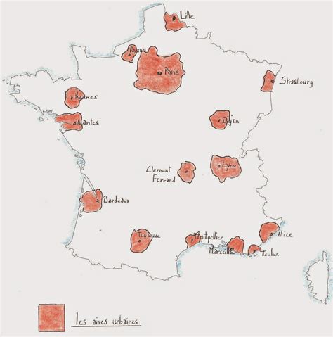 Décrypter 83 imagen carte de france aire urbaine fr thptnganamst edu vn