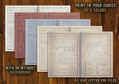 Printable Dnd Character Sheet 5e Dnd Character Sheet D D Campaign