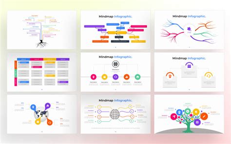 Mindmap Powerpoint Infographic Template Templatemonster