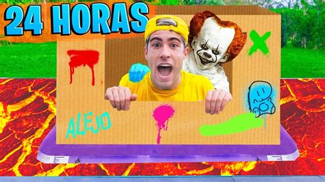 ALEJO IGOA SE ENCIERRA 24 HORAS CON EL PAYASO ASESINO EN UNA CAJA DE
