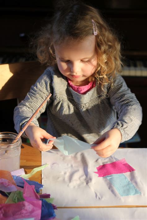 Tissue Paper Bleeding Art The Imagination Tree