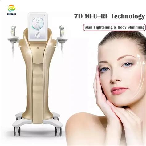 Double Gold Hifu MFU With RF Vmax SD Focused Ultrasound Skin Lifting