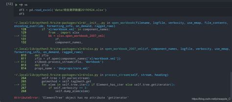 python 项目中出现python3 9 pandas read excel ‘xxx xlsx‘ 报错如何解决 开发技术 亿速云