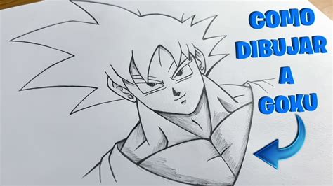 Como Dibujar a GOKU a LAPIZ Paso a Paso 100 Fácil YouTube