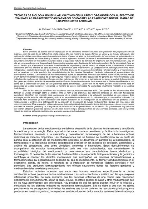 PDF TECNICAS DE BIOLOGIA MOLECULAR DE CULTIVOS PDF FileTECNICAS DE
