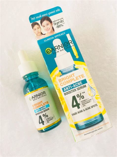 Garnier Bright Complete Anti Acne Booster Serum Ml Beauty Personal