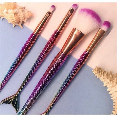 Kit Pincel Sereia De Maquiagem Para Sombra Shopee Brasil