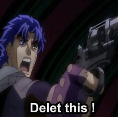 Jojos Bizarre Adventure Anime Jojo Bizzare Adventure Kill A Kill Jojo Parts Reaction Face