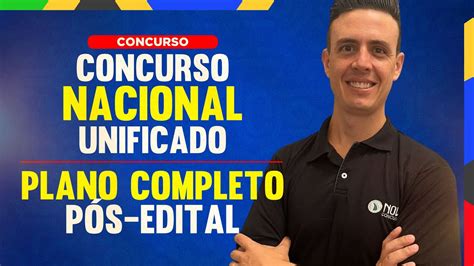 Concurso Nacional Unificado Cnu Plano De Estudos Para O Bloco