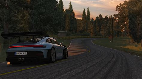 Wallpaper Assetto Corsa Porsche 992 GT3 RS Video Game Car Racing