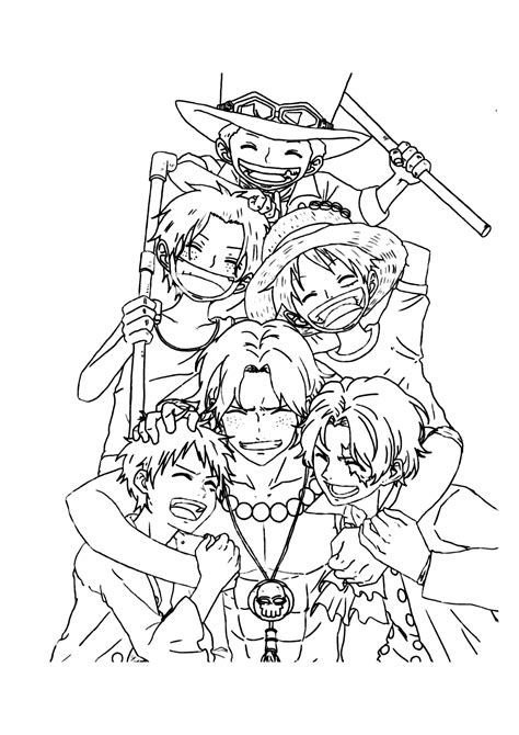 Personagens One Piece Para Colorir Imprimir Desenhos Nutrinat