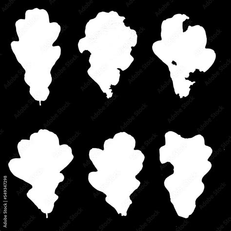 K Plant Leaf Opacity Map Texture Leaf Mask Texture Black And White
