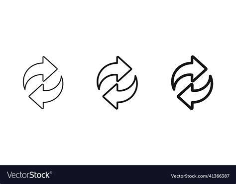 Recycle Icon Two Arrows
