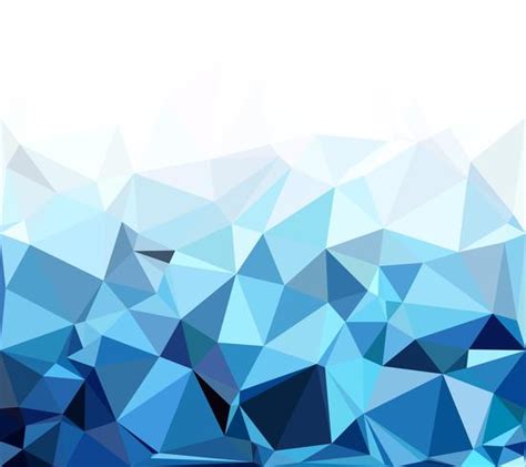 Fondo azul mosaico poligonal plantillas de diseño creativo 574654