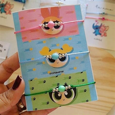 Trio Pulseiras Da Amizade Meninas Super Poderosas Shopee Brasil