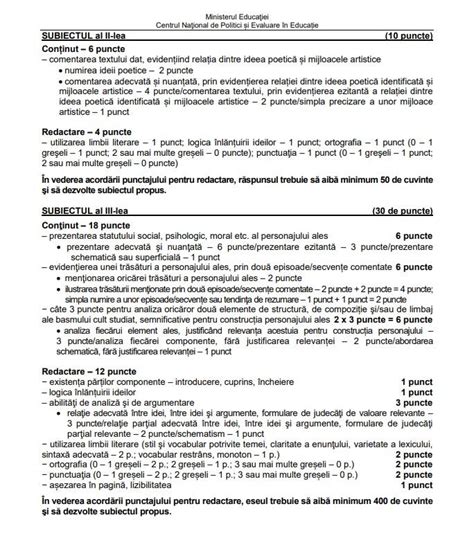 Barem Limba română simulare Bacalaureat 2023 Cum se rezolvă subiectele