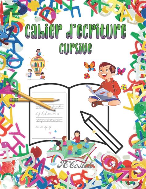 Buy Cahier décriture cursive Cahier d exercices d écriture cursive