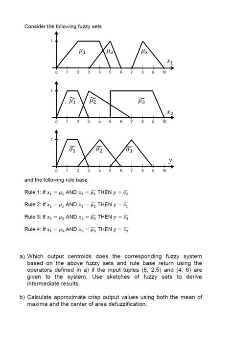solved consider the following fuzzy sets and the following