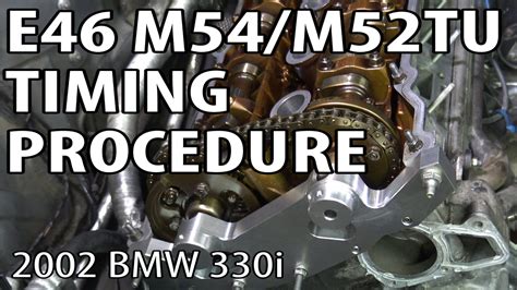 BMW E46 Install Timing Components Reset Timing DIY M54rebuild 8