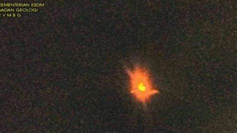 Gunung Ile Lewotolok Di Lembata NTT Erupsi Malam Ini TribunNews